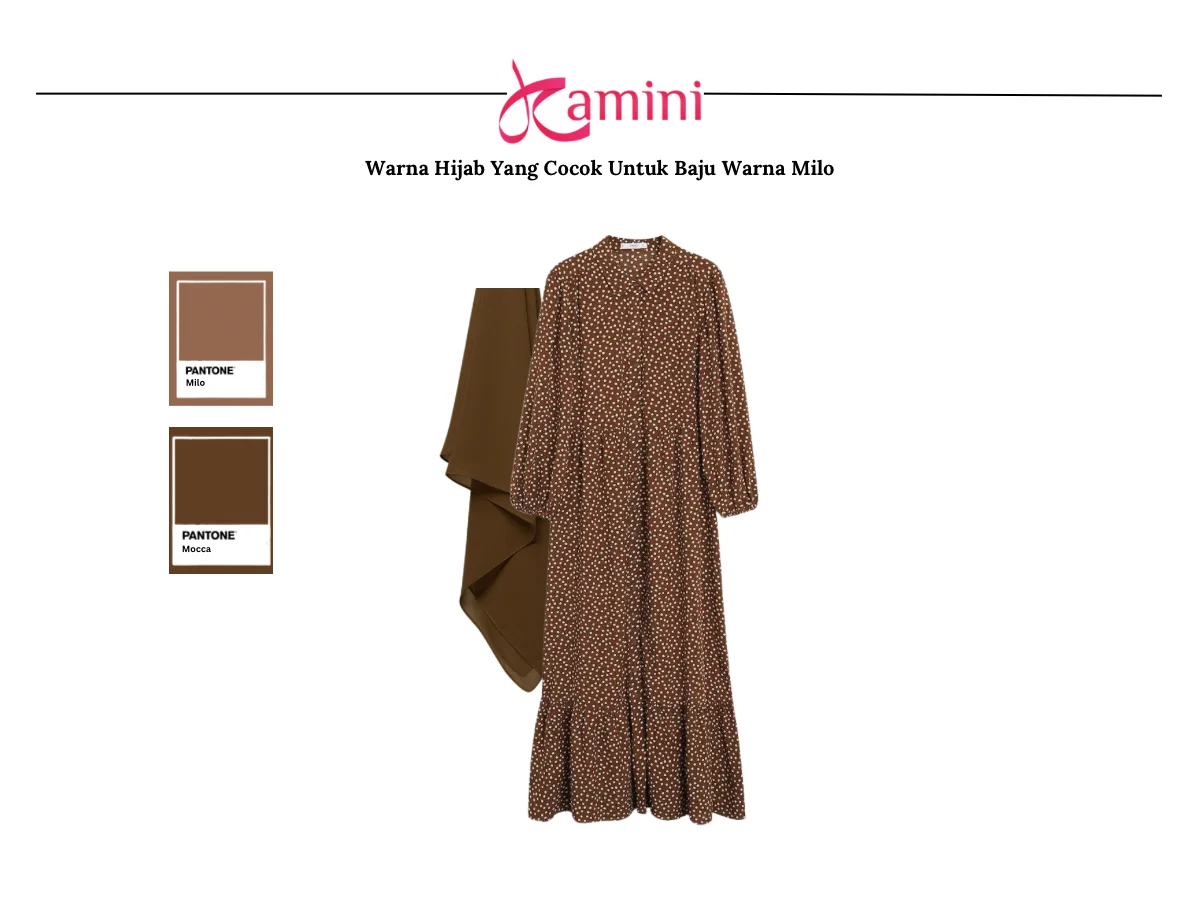 10 Warna Hijab Cocok dengan Baju Warna Milo